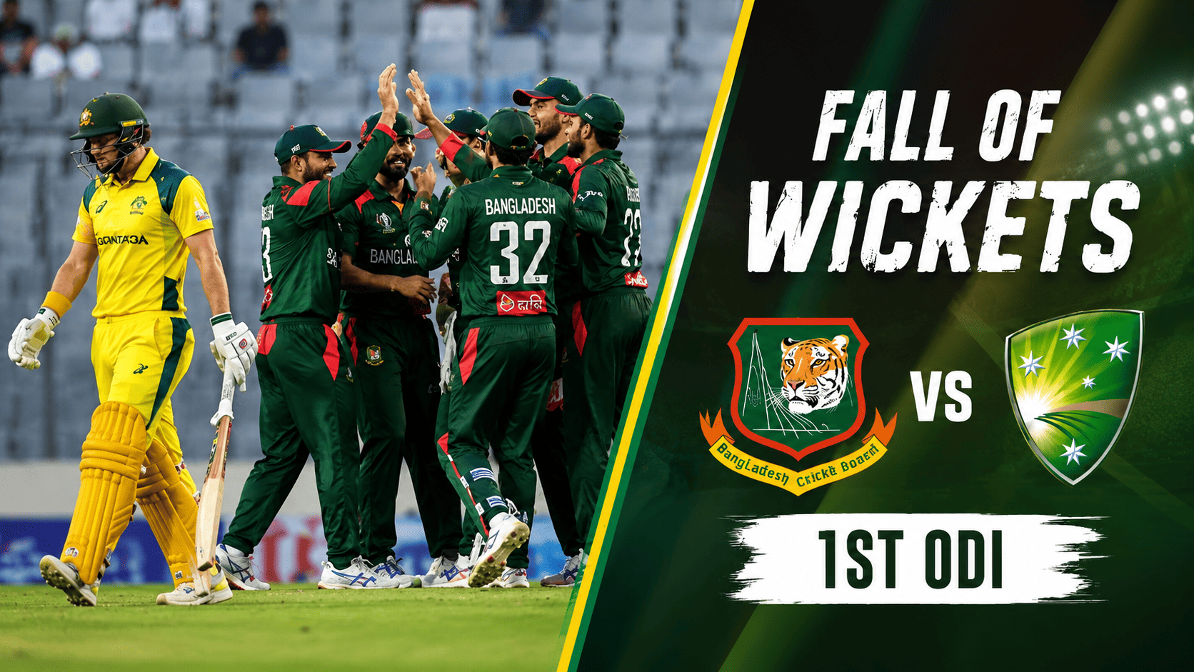 Bangladesh vs Australia 1st ODI 2026: Bangladesh Crush Australia by 86 ...