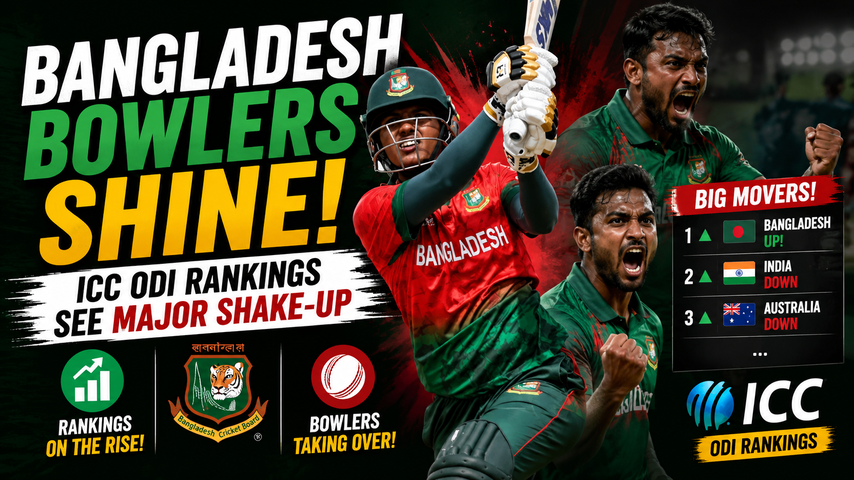 ICC ODI Rankings Update Bangladesh Bowlers Make Massive Gains After ...