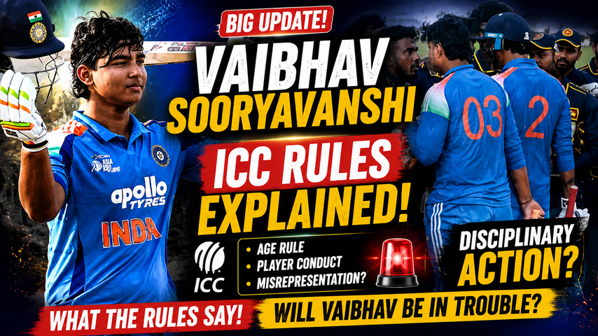 Vaibhav Sooryavanshi ICC Rules Explained Could India Youngster Face ...